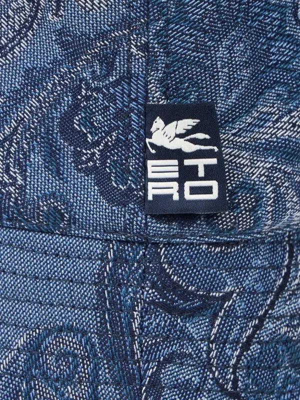 Etro Paisley-print Denim Bucket Hat