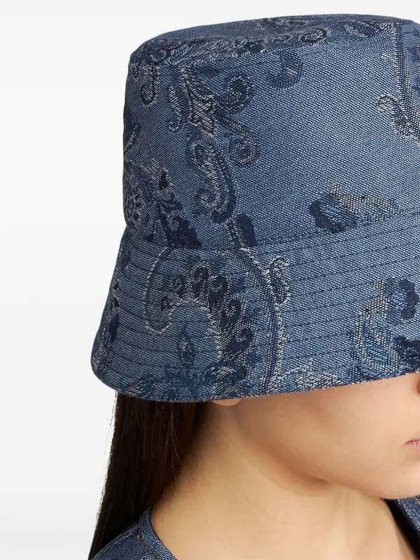 Etro Paisley-print Denim Bucket Hat