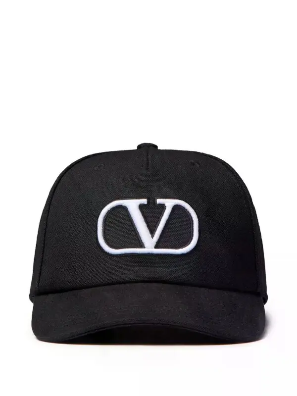 Valentino Garavani Vlogo Signature Baseball Cap - Black