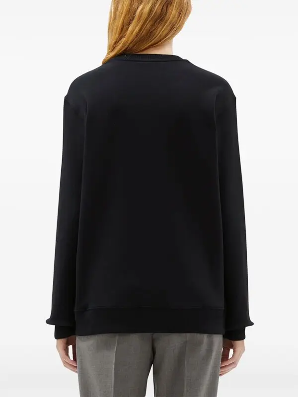 MSGM Logo-print Sweatshirt - Black