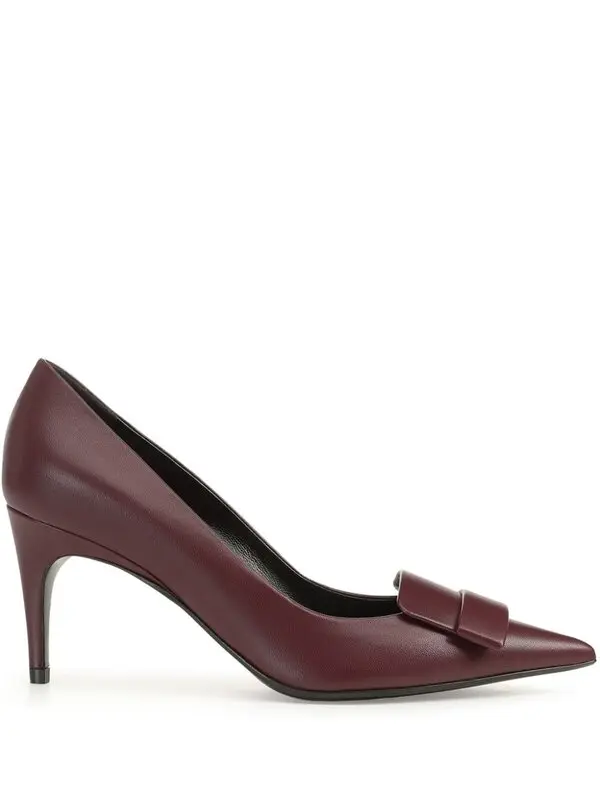 SERGIO ROSSI 45mm Laminated Leather Pumps