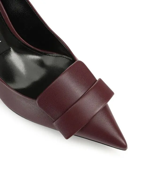 SERGIO ROSSI 45mm Laminated Leather Pumps