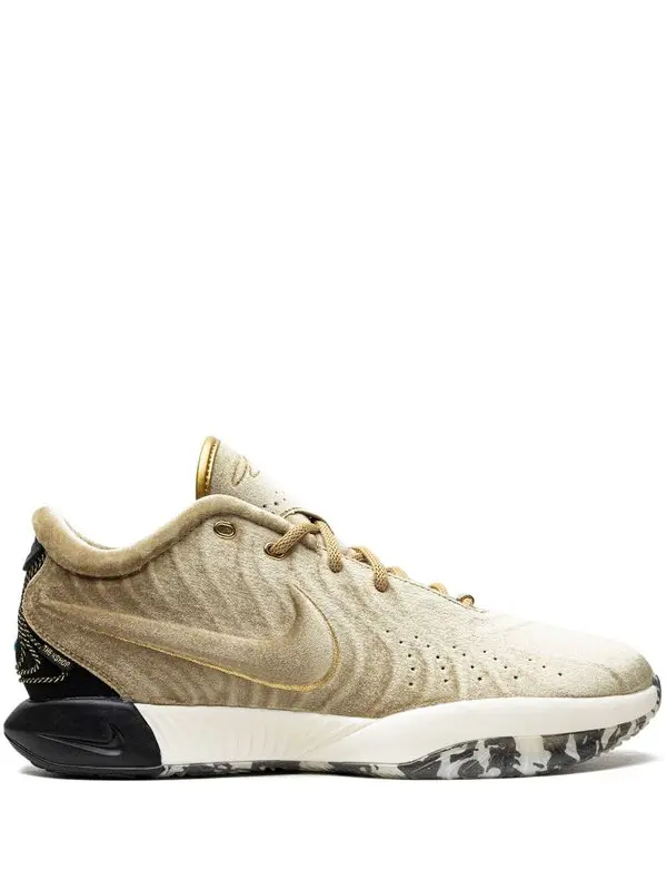 Nike X The Shop Lebron 21 Sneakers - Gold