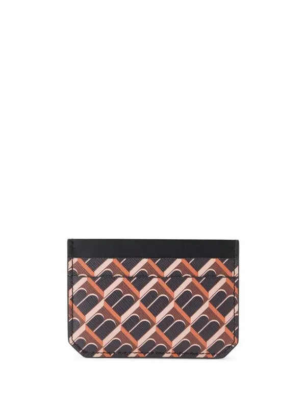 TAMMY & BENJAMIN Geometric-pattern Card Holder