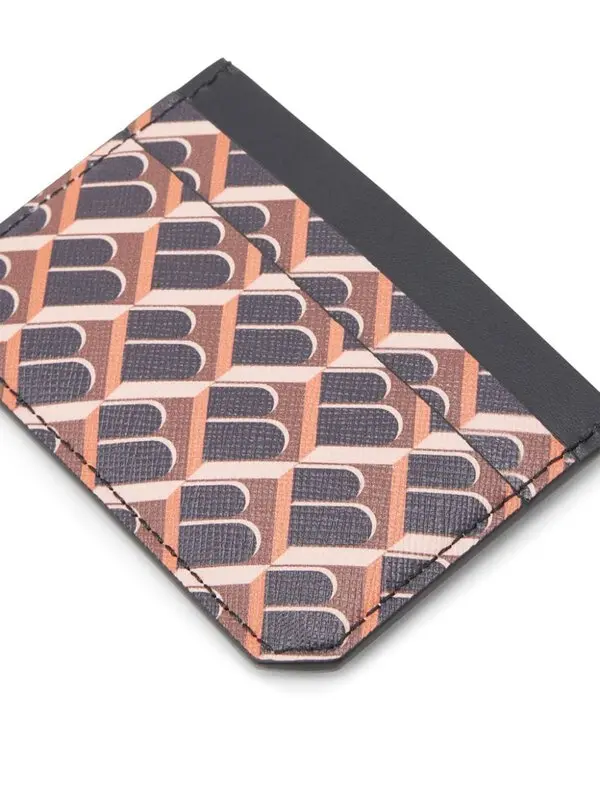 TAMMY & BENJAMIN Geometric-pattern Card Holder