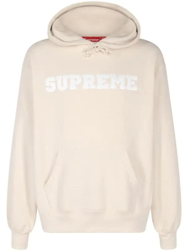 Supreme Logo-appliquéd Hoodie