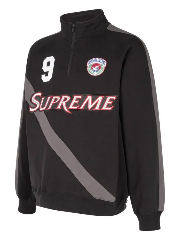 Supreme Equipé Logo-appliquéd Sweatshirt
