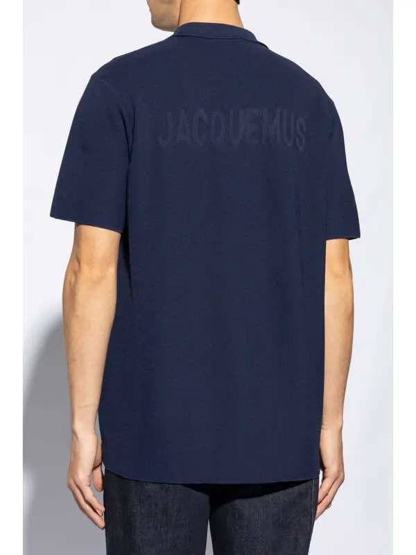 Jacquemus Le Polo Maille Polo Shirt - Blue