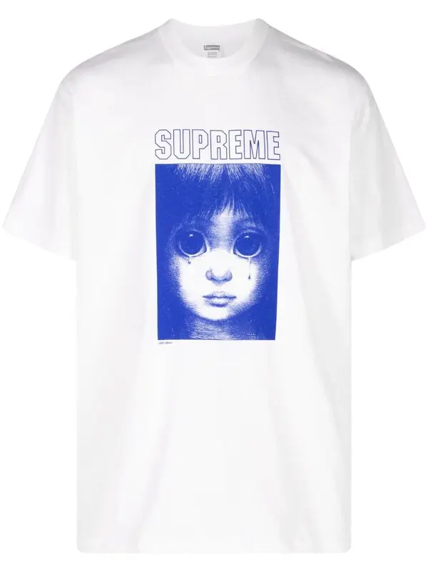 Supreme X Margaret Keane Teardrop T-shirt - White