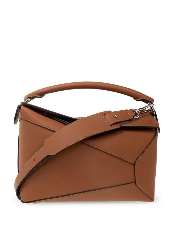 Loewe Medium Puzzle Shoulder Bag - Brown