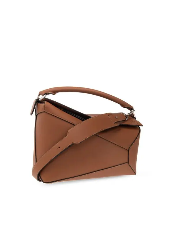 Loewe Medium Puzzle Shoulder Bag - Brown