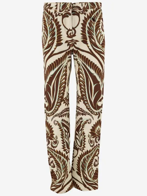 Etro Paisley Pattern Pants