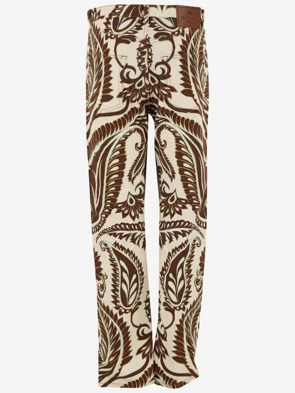 Etro Paisley Pattern Pants