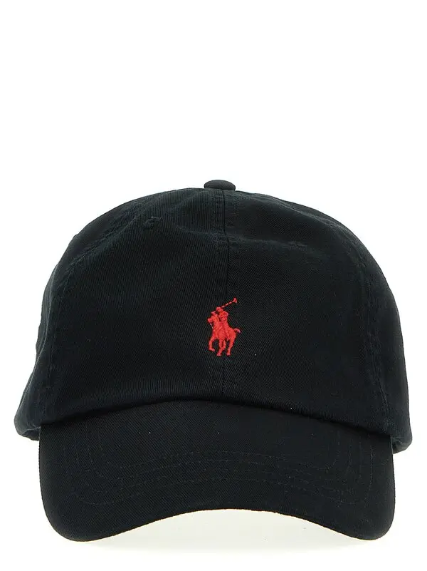 Polo Ralph Lauren Cotton Logo Cap - Black