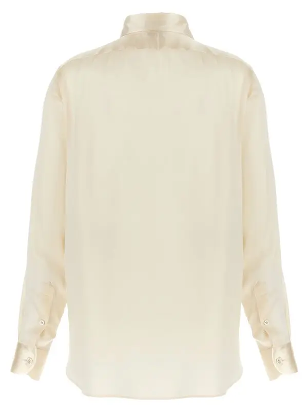 TOM FORD Pleated Plastron Shirt