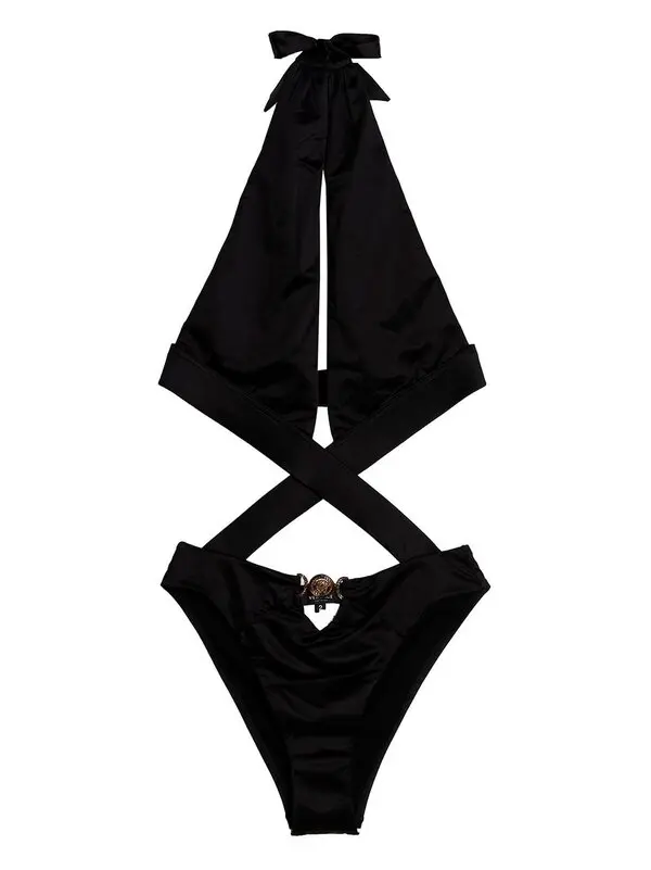Versace Medusa One-piece Swimsuit - Black