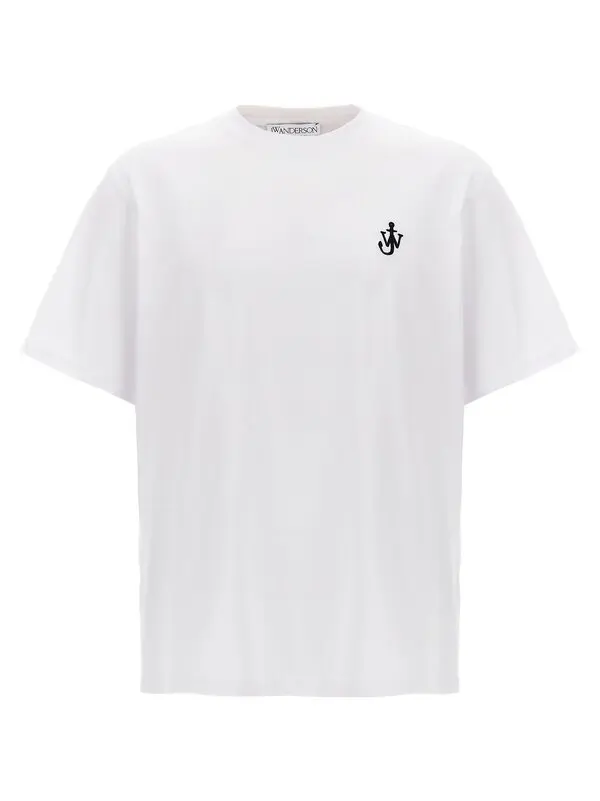 J.W.ANDERSON Anchor' T Shirt - White/black