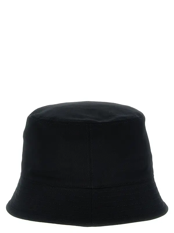 Marni Logo Embroidered Bucket Hat - Black