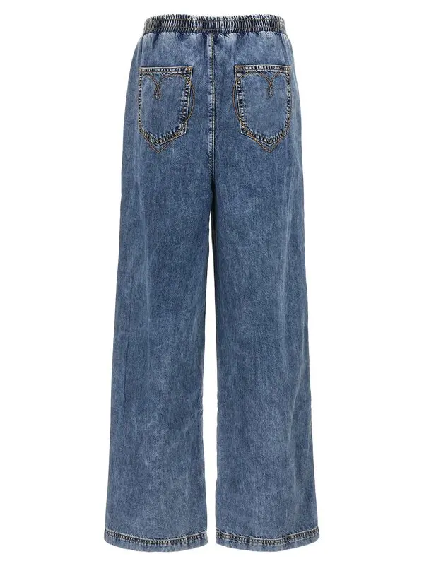 MO5 CH1 NO JEANS Mo5ch1no Jeans Embroidery Jeans