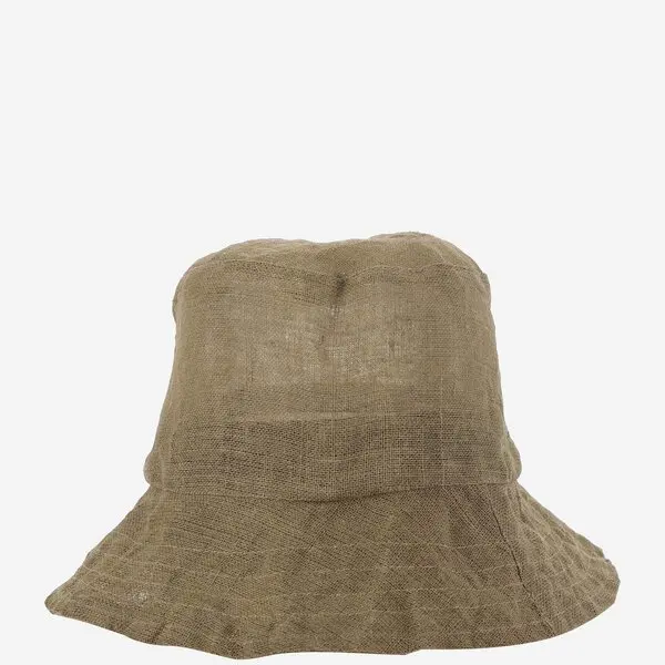REINHARD PLANK Linen Bucket Hat - Khaki