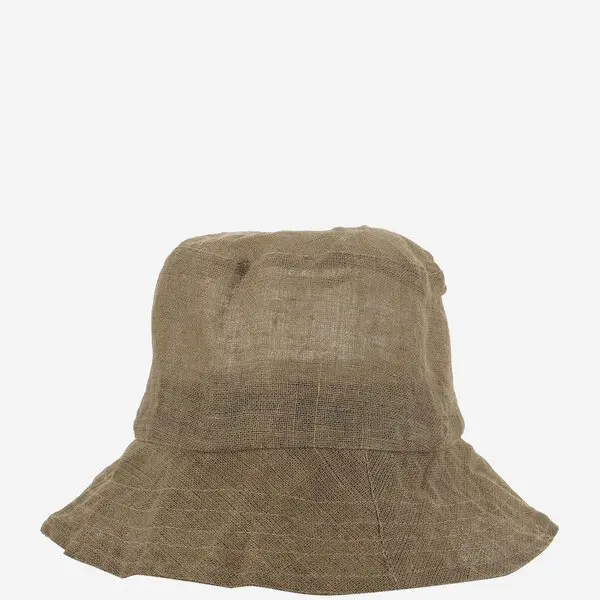 REINHARD PLANK Linen Bucket Hat - Khaki