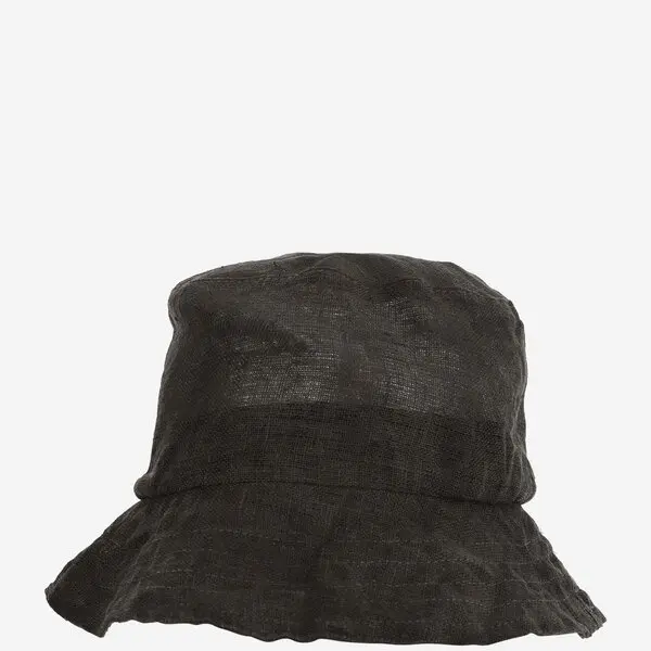 REINHARD PLANK Linen Bucket Hat - Green
