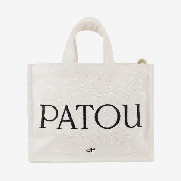 PATOU Small Cotton Tote - White
