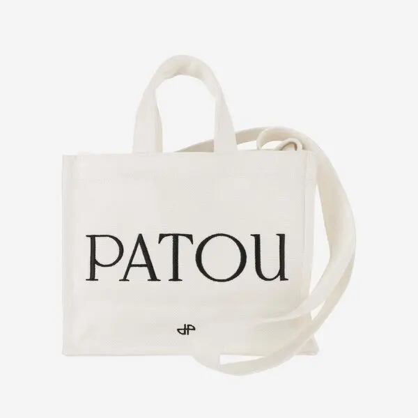 PATOU Small Cotton Tote - White
