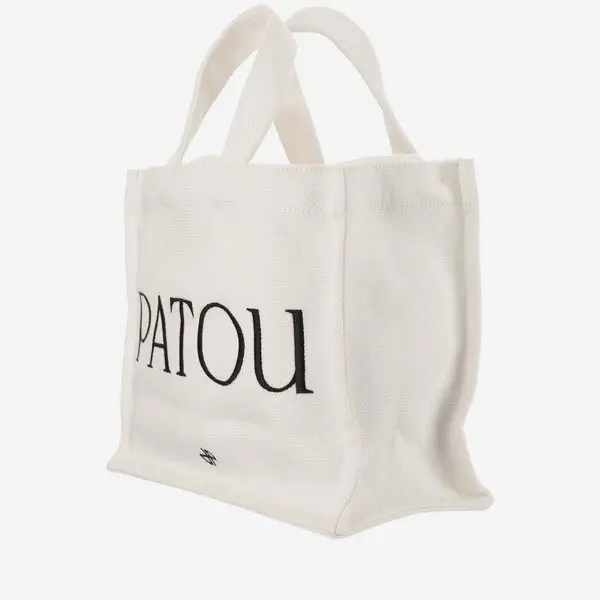 PATOU Small Cotton Tote - White