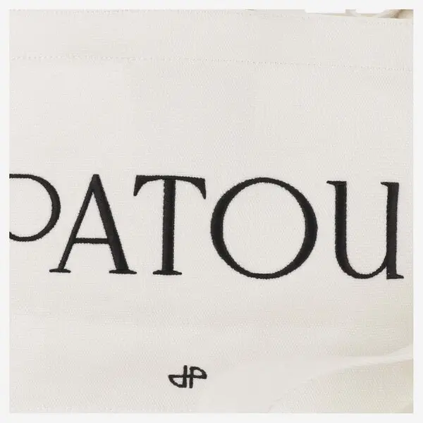 PATOU Small Cotton Tote - White