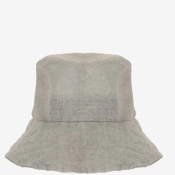 REINHARD PLANK Linen Bucket Hat - Grey