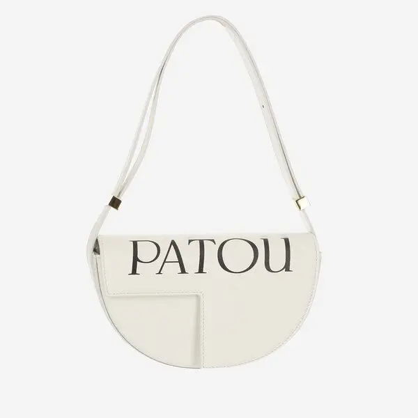 Patou Le Petit Leather Bag - White