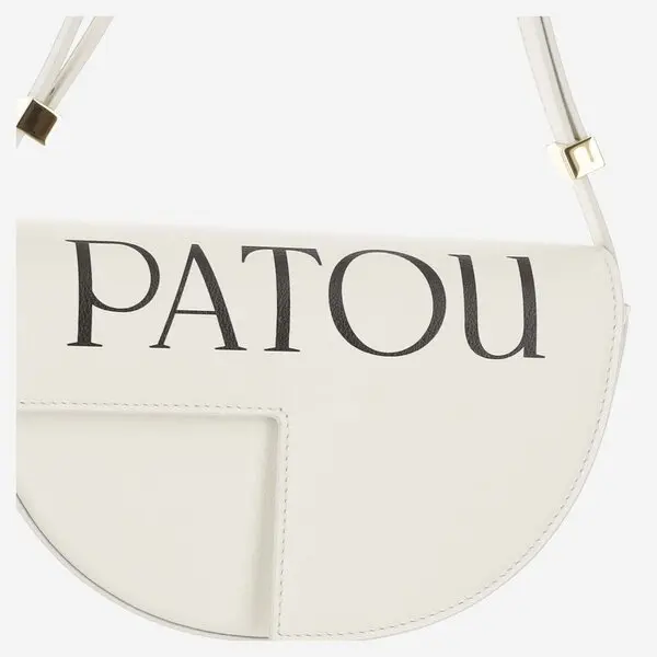 Patou Le Petit Leather Bag - White