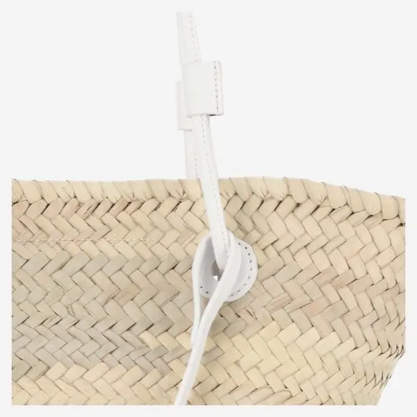 FILIPPO CATARZI Straw Tote With Logo