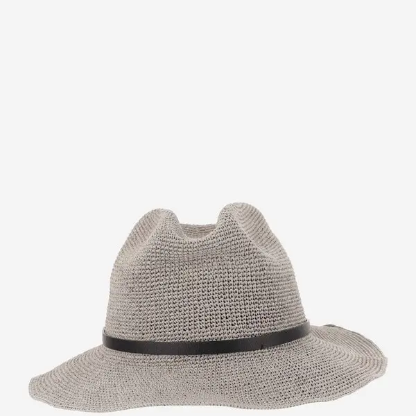 FILIPPO CATARZI Paper Hat - Grey