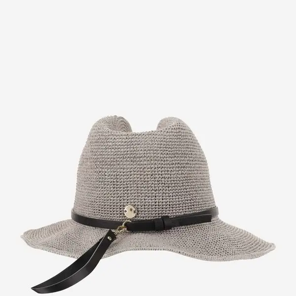 FILIPPO CATARZI Paper Hat - Grey