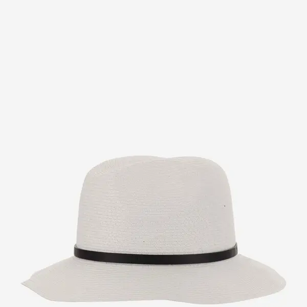FILIPPO CATARZI Paper-blend Brim Hat - White