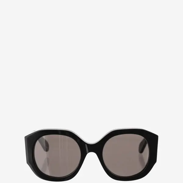 Chloé Oval Frame Sunglasses - Black