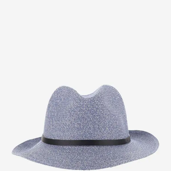 FILIPPO CATARZI Paper-blend Hat - Blue