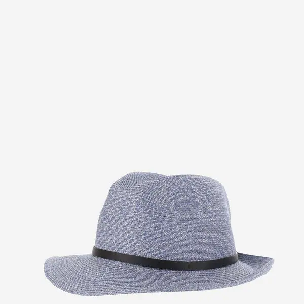 FILIPPO CATARZI Paper-blend Hat - Blue