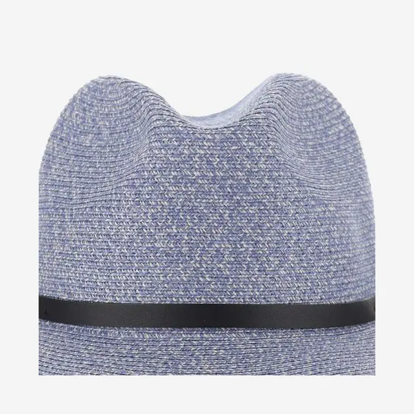 FILIPPO CATARZI Paper-blend Hat - Blue