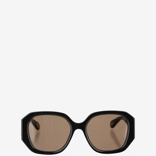 Chloé Rectangular Frame Sunglasses - Black
