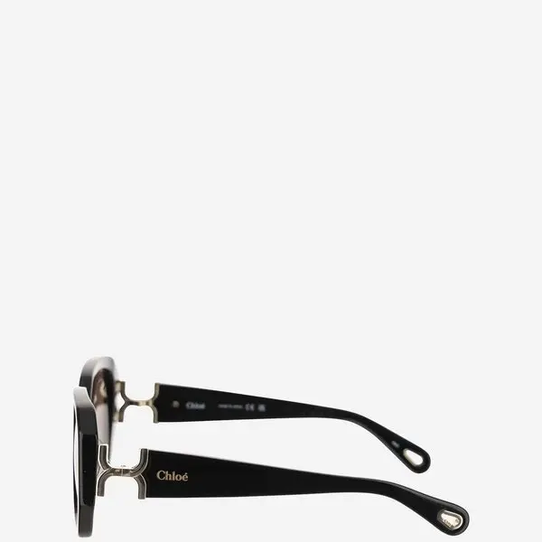 Chloé Rectangular Frame Sunglasses - Black