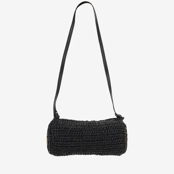 FILIPPO CATARZI Viscose And Straw Blend Bag