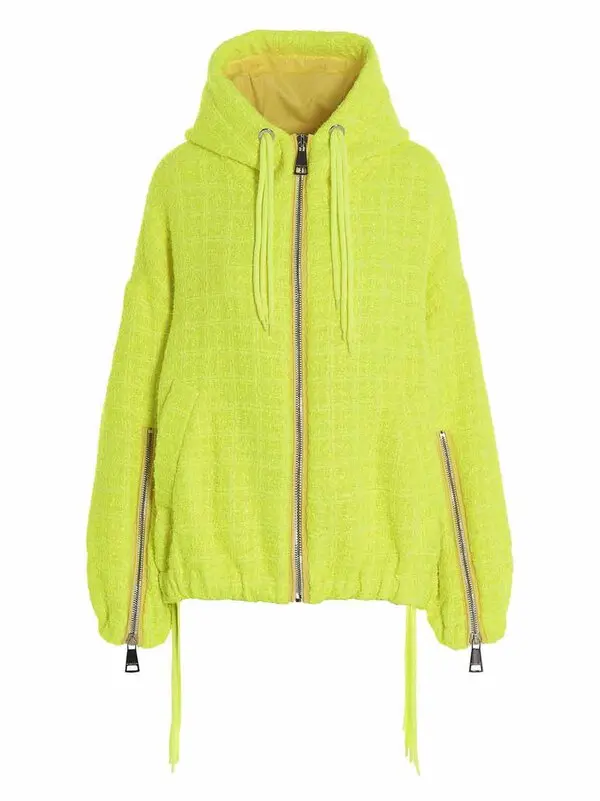 Khrisjoy Chris Windbreaker Tweed Jacket - Yellow