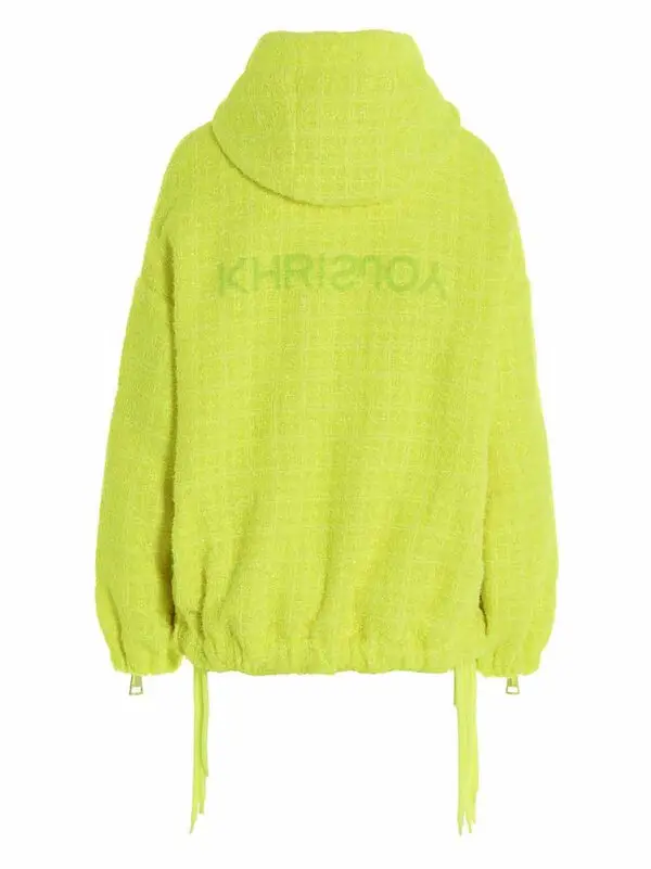 Khrisjoy Chris Windbreaker Tweed Jacket - Yellow