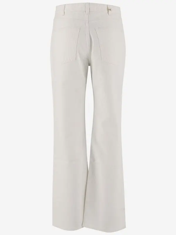 Chloé Cotton-hemp Blend Boyfriend Jeans