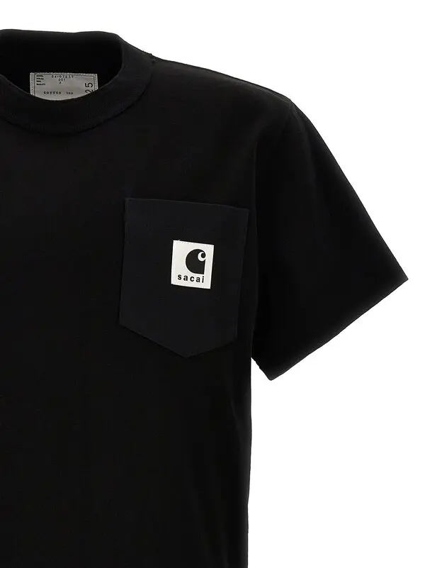Carhartt WIP × sacai T-Shirt BLACK 3 Sacai - Sacai X CARHARTT WIP T-SHIRT | HBX - Globally