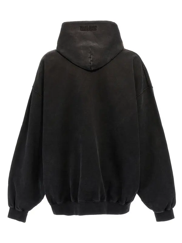 0*0様 VETEMENTS XES ブラック パーカー Vetements Xes' Hoodie - Black | Editorialist