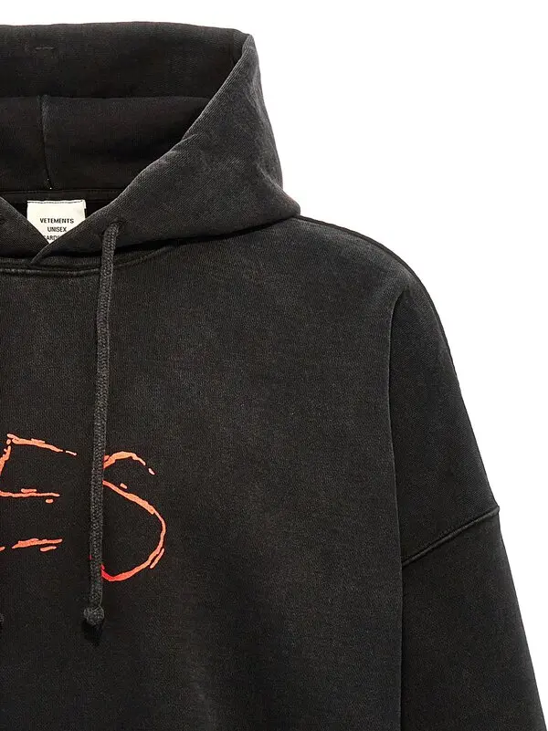 Vetements Xes' Hoodie - Black | Editorialist